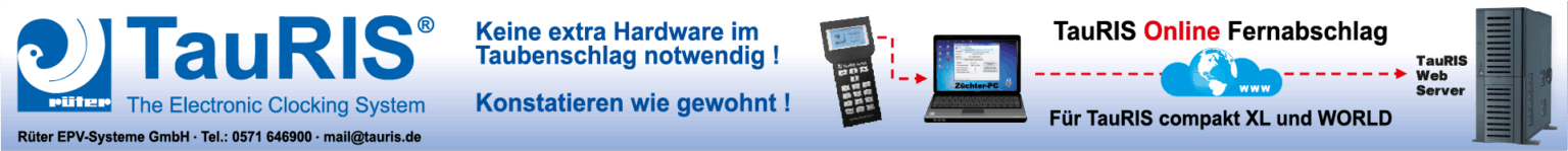 TauRIS® – Electronic timing and tallying systems for pigeon racing - tauris